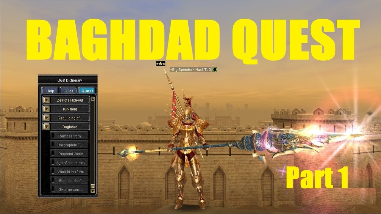 Silkroad Online 2021 - Baghdad Quest (Part 1) - YouTube