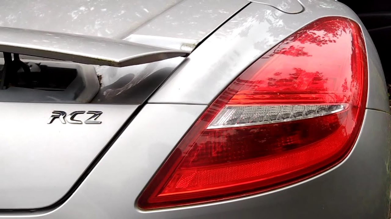 Peugeot RCZ - Tail / Brake Light Replacement - YouTube