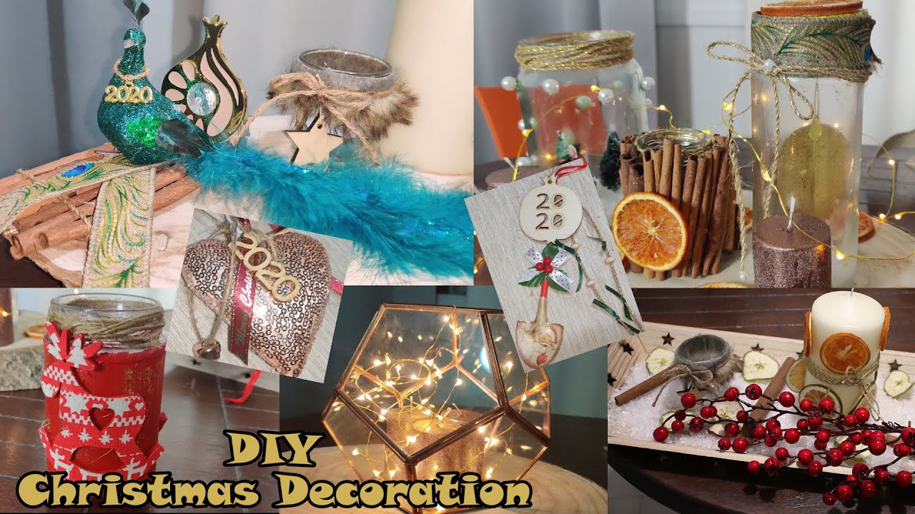 DIY-Χριστουγεννιάτικες κατασκευές και γούρια| Christmas decoration ...