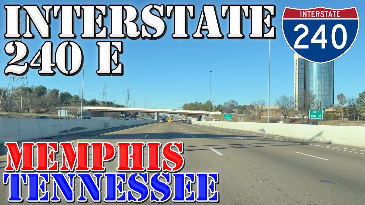 I-240 East - Memphis - Tennessee - 4K Highway Drive - YouTube
