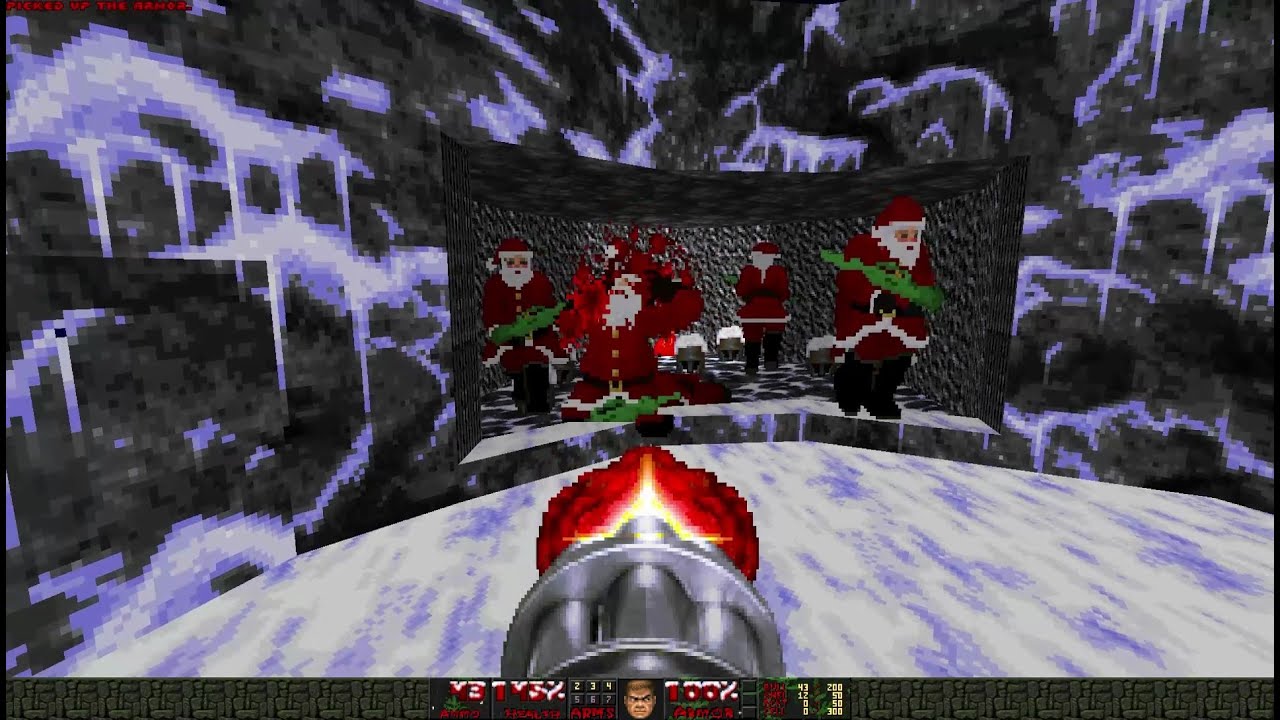 The Merry Christmassy Doom Project - E1M2: Empty Present [Doom II Mod ...