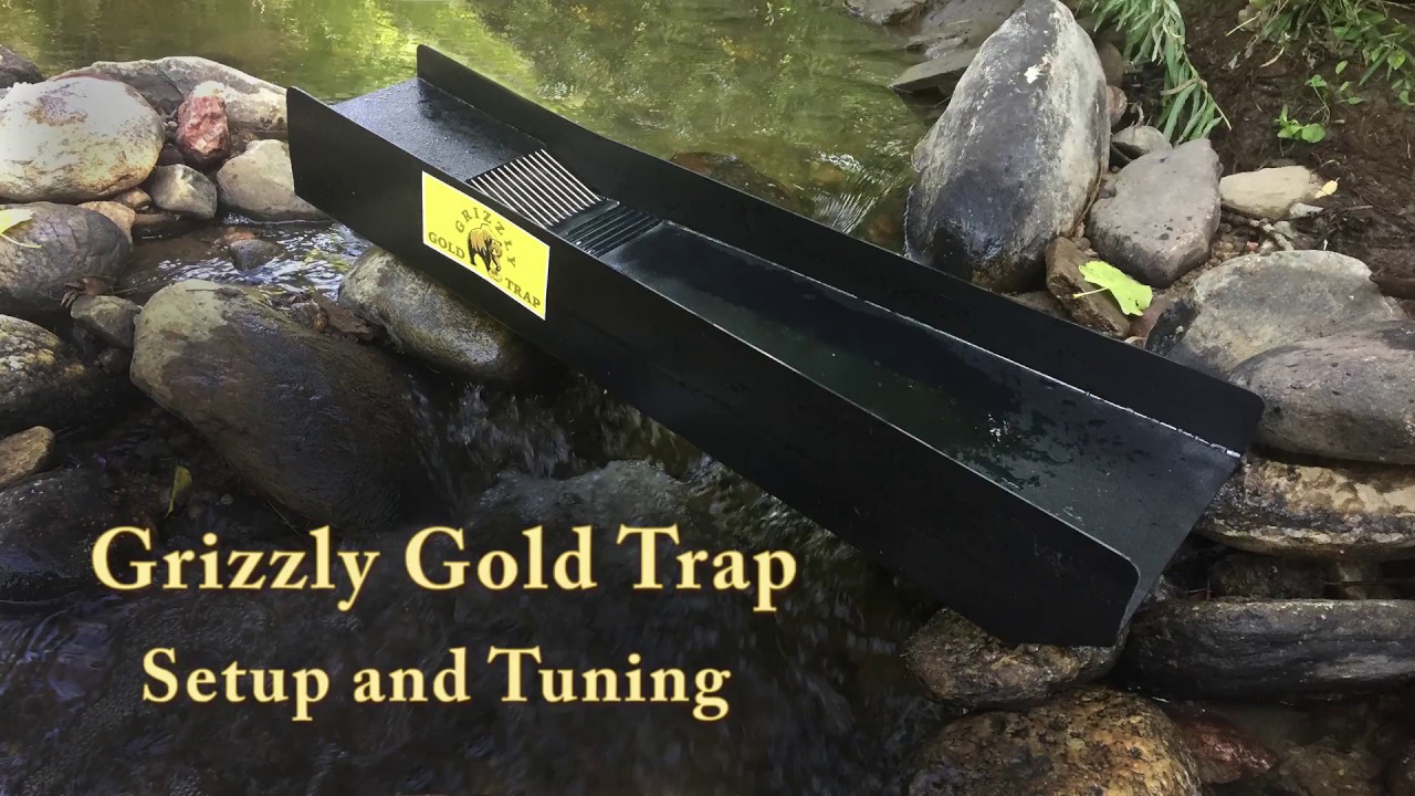 Grizzly Gold Trap Explorer Sluice Setup - YouTube