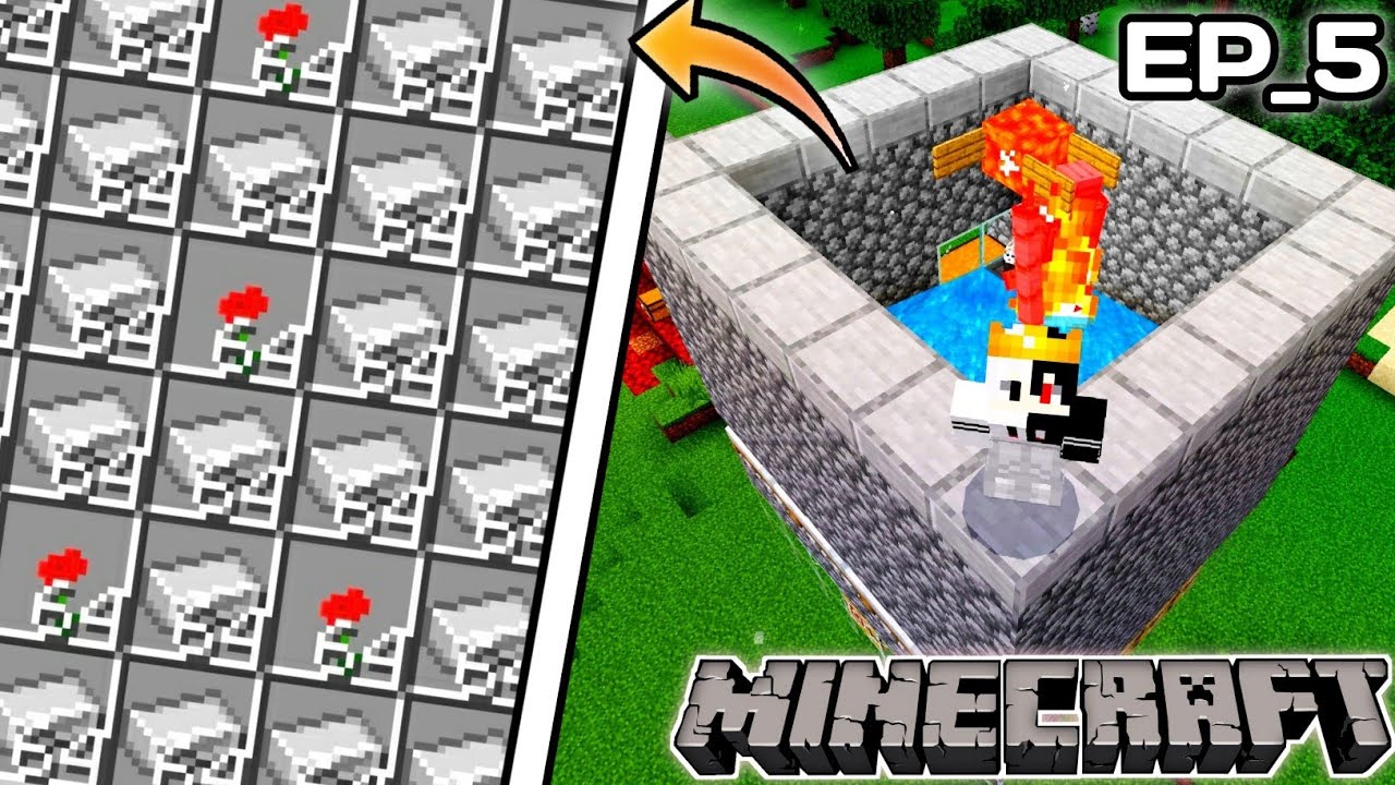 Minecraft Survival Series🔥 Episode 5 IRONFARM: ENJOY😍VILLAGERS IN IRON ...
