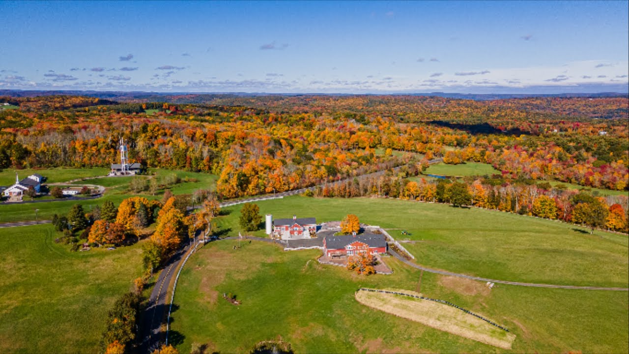 Fall foliage at The Raymond Family Farm - YouTube