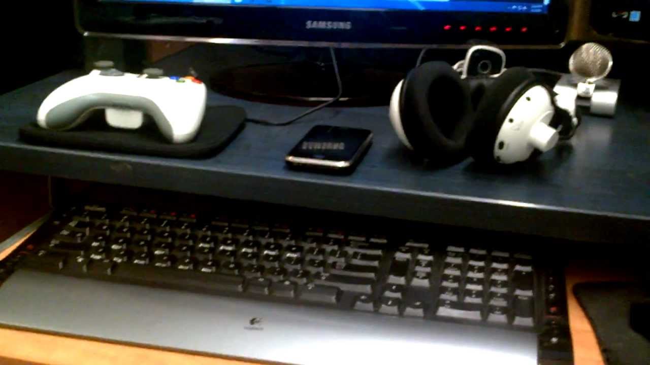 Dorm Room Gaming Setup - YouTube