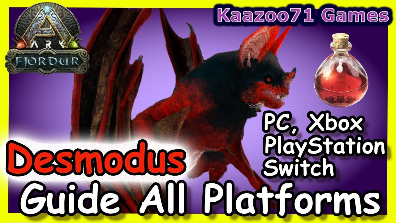 Desmodus Guide Ark All Platforms 💥 - YouTube