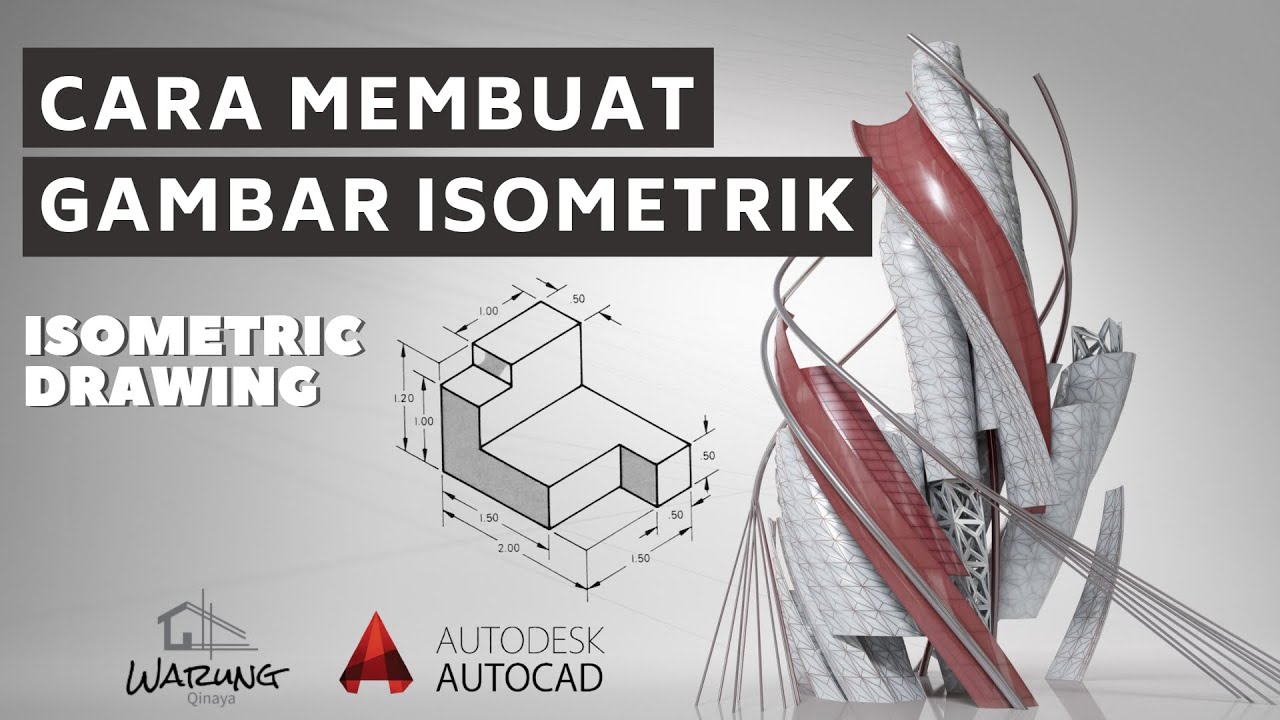 CARA MEMBUAT GAMBAR ISOMETRIK - YouTube