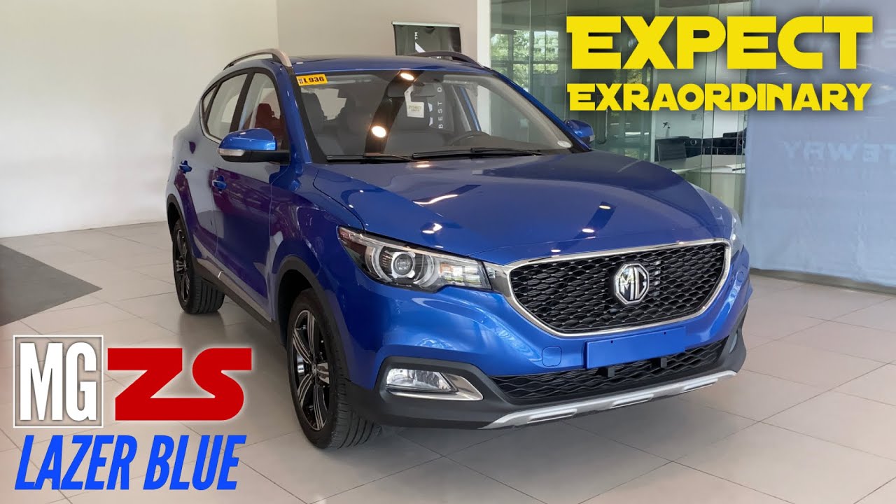 MG ZS | CROSSOVER SUV | LAZER BLUE - YouTube