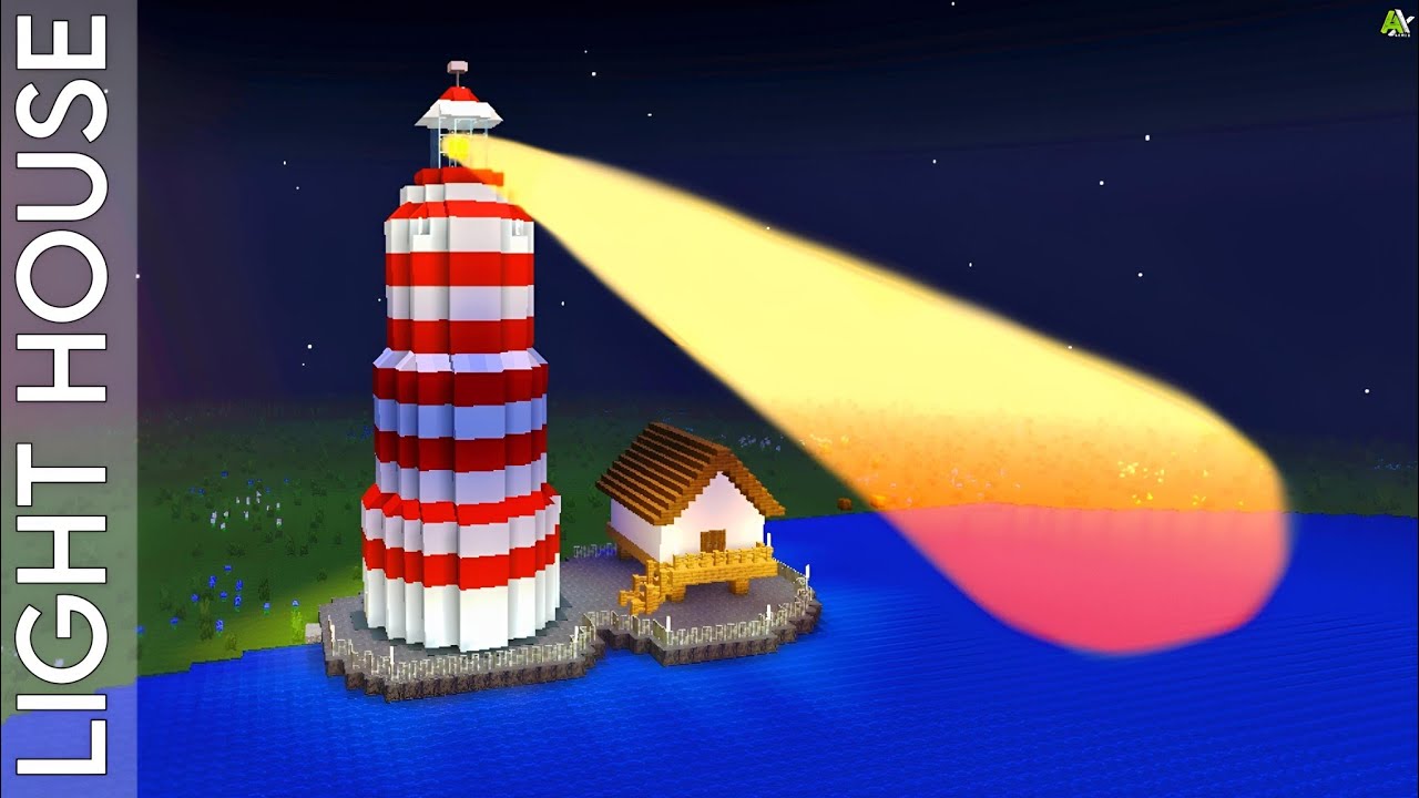 Minecraft | Light House |How To Make Light House In Realm Craft in ...