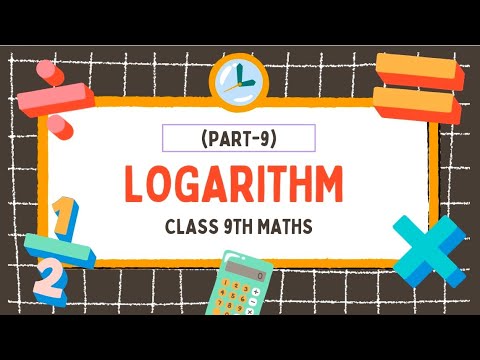 Class 9th | Math | Logarithm | Part- 9 | #pcmb - YouTube