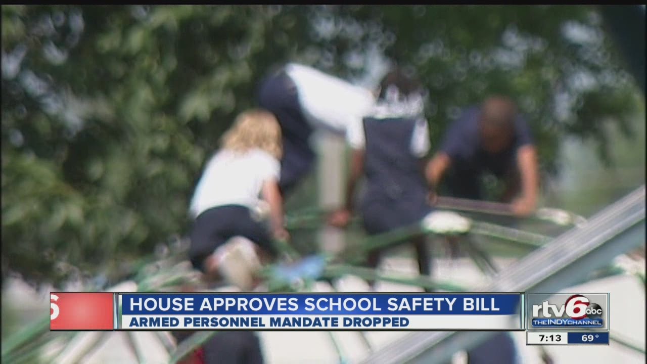 Indiana House approves school safety bill - YouTube