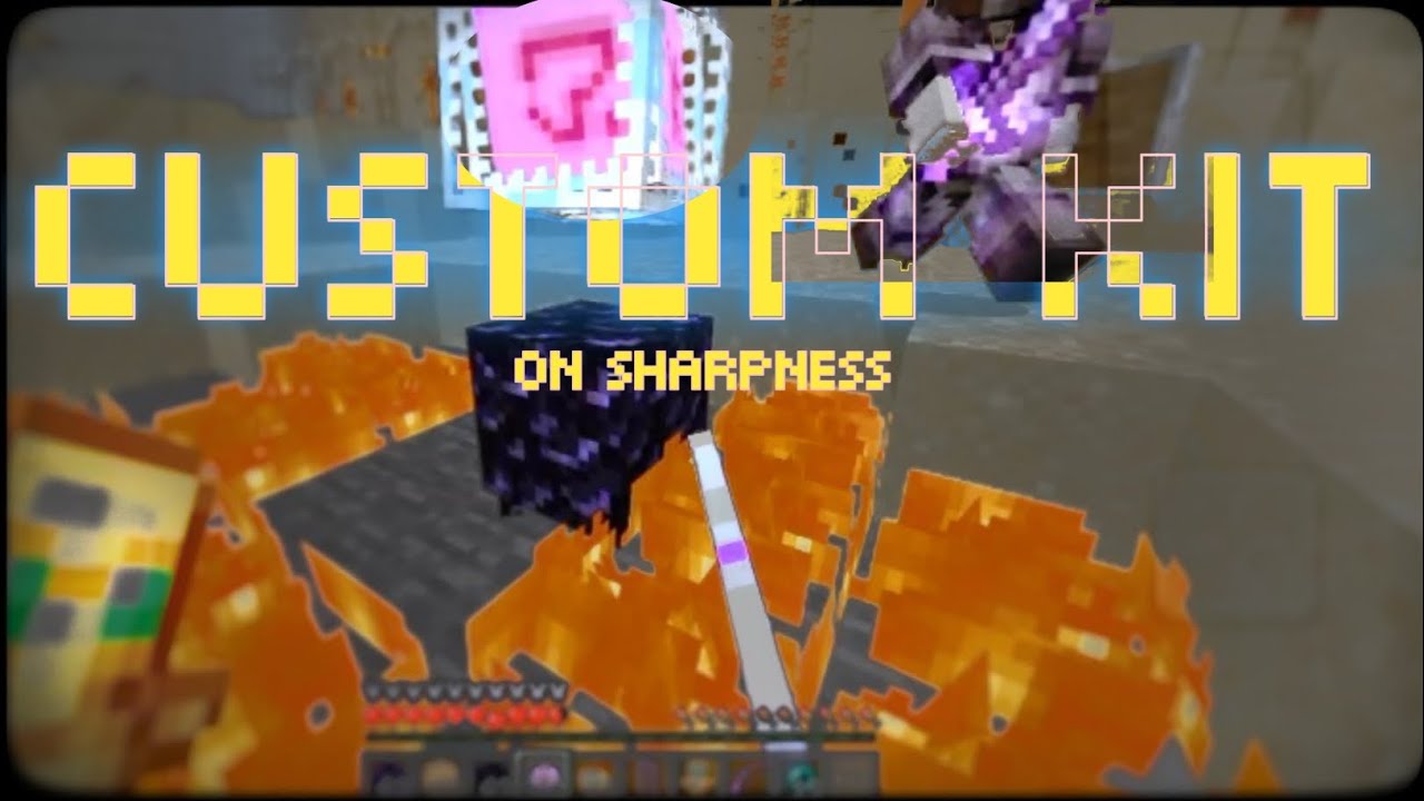 Custom Kit on sharpness.gg | mobile pvp gameplay | crystal pvp | - YouTube