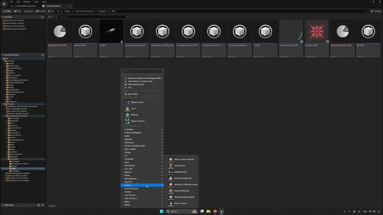 ARS Plugin: Step-by-Step | 9- Lyra Add Weapon Patterns | Unreal Engine 5 Tutorial - YouTube