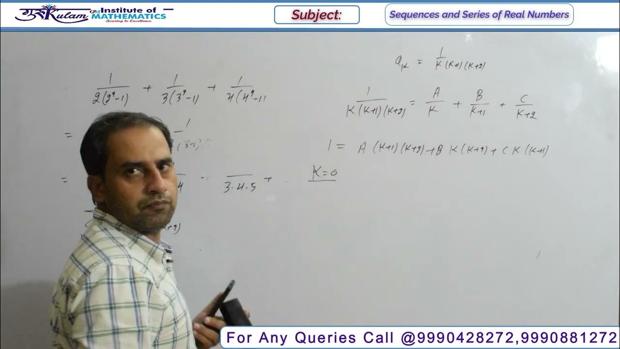 IIT JAM 2020 Sequences and Series of Real Numbers Qno 52 - YouTube