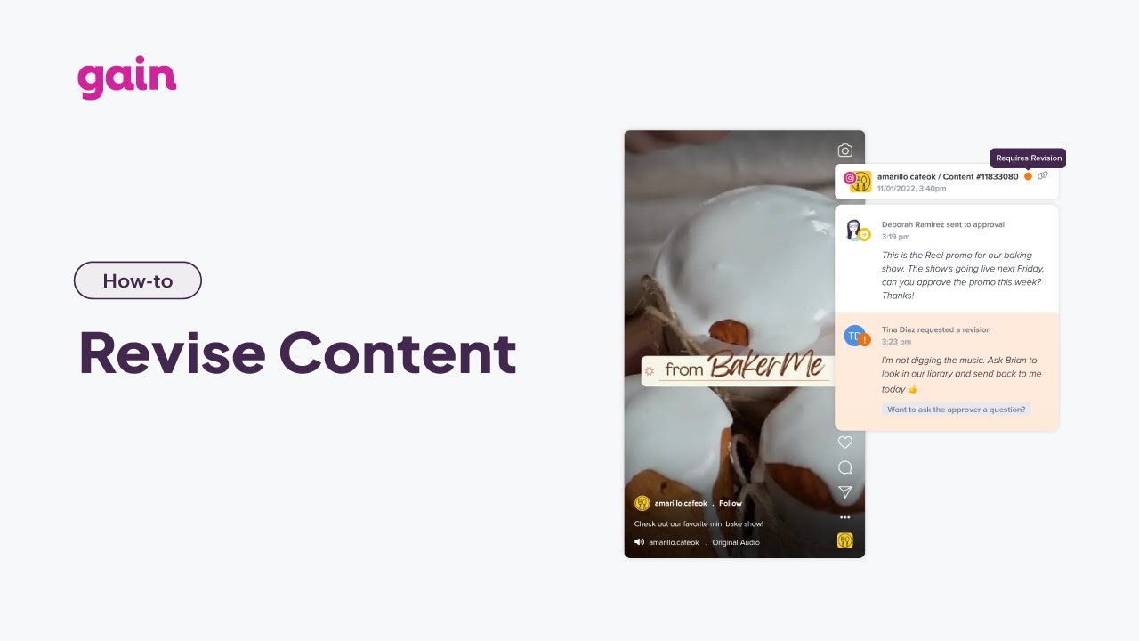 How-To: Revise Content in Gain - YouTube