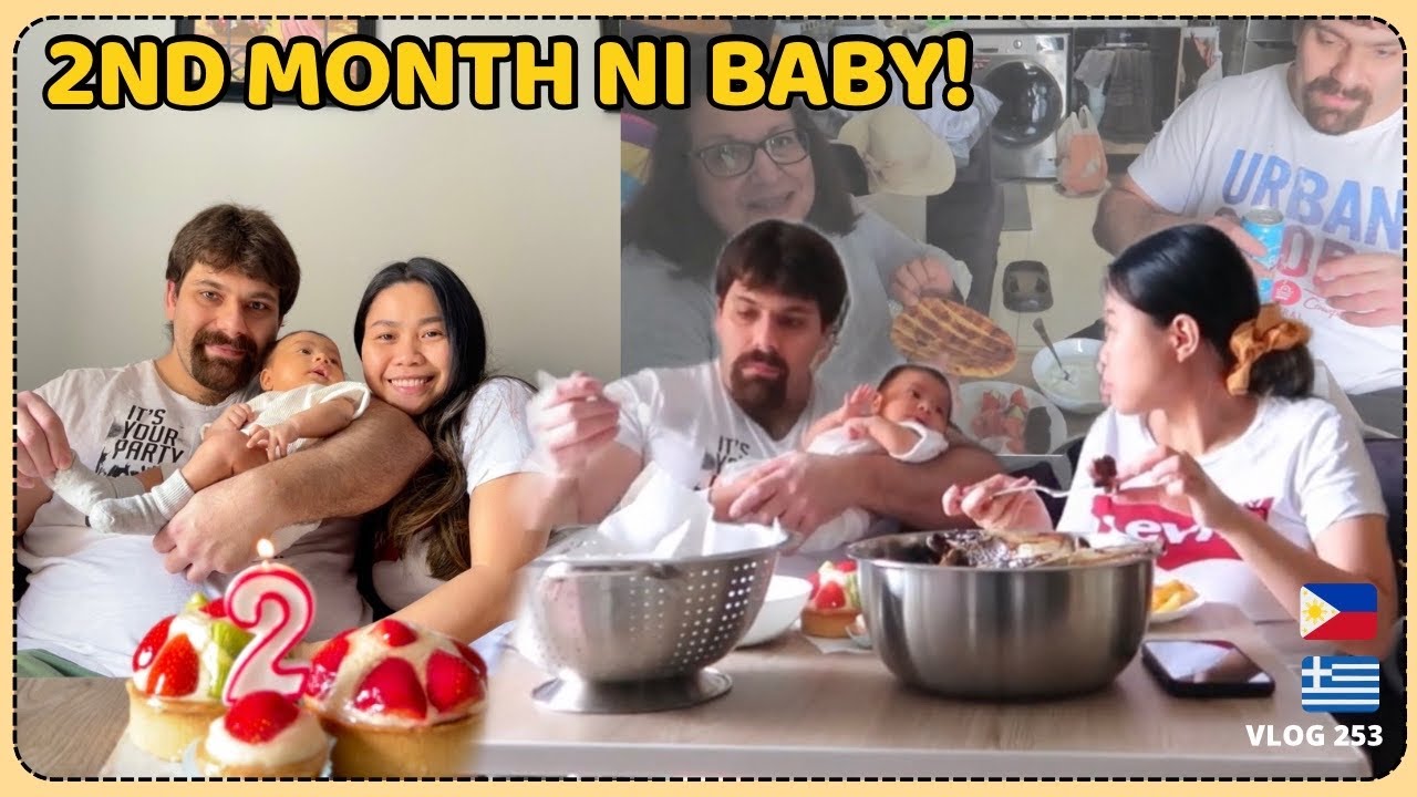vlog- 2nd MONTH NI BABY + GREEK EASTER 2024 • FILIPINO-GREEK FAMILY ...