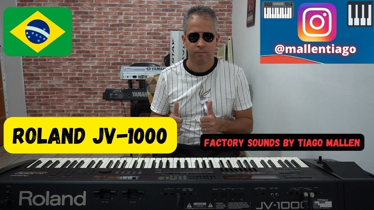 ROLAND JV-1000 (FACTORY SOUNDS) by TIAGO MALLEN #roland #teclado # ...