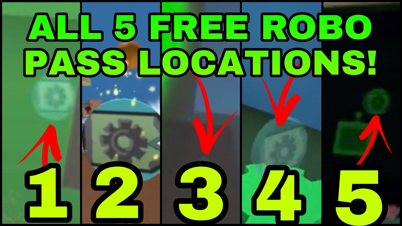 *ALL* 5 HIDDEN ROBO PASS LOCATIONS!! (Roblox Bee Swarm Simulator) - YouTube