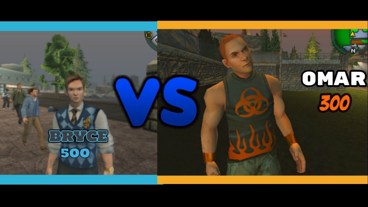 Bully SE: Bryce Montrose (Boss Health) VS Omar Romero (Boss Health ...