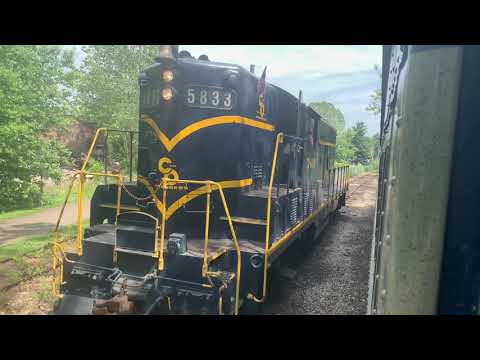 C&O GP7 No. 5833 on the Hocking Valley Scenic Railway - YouTube