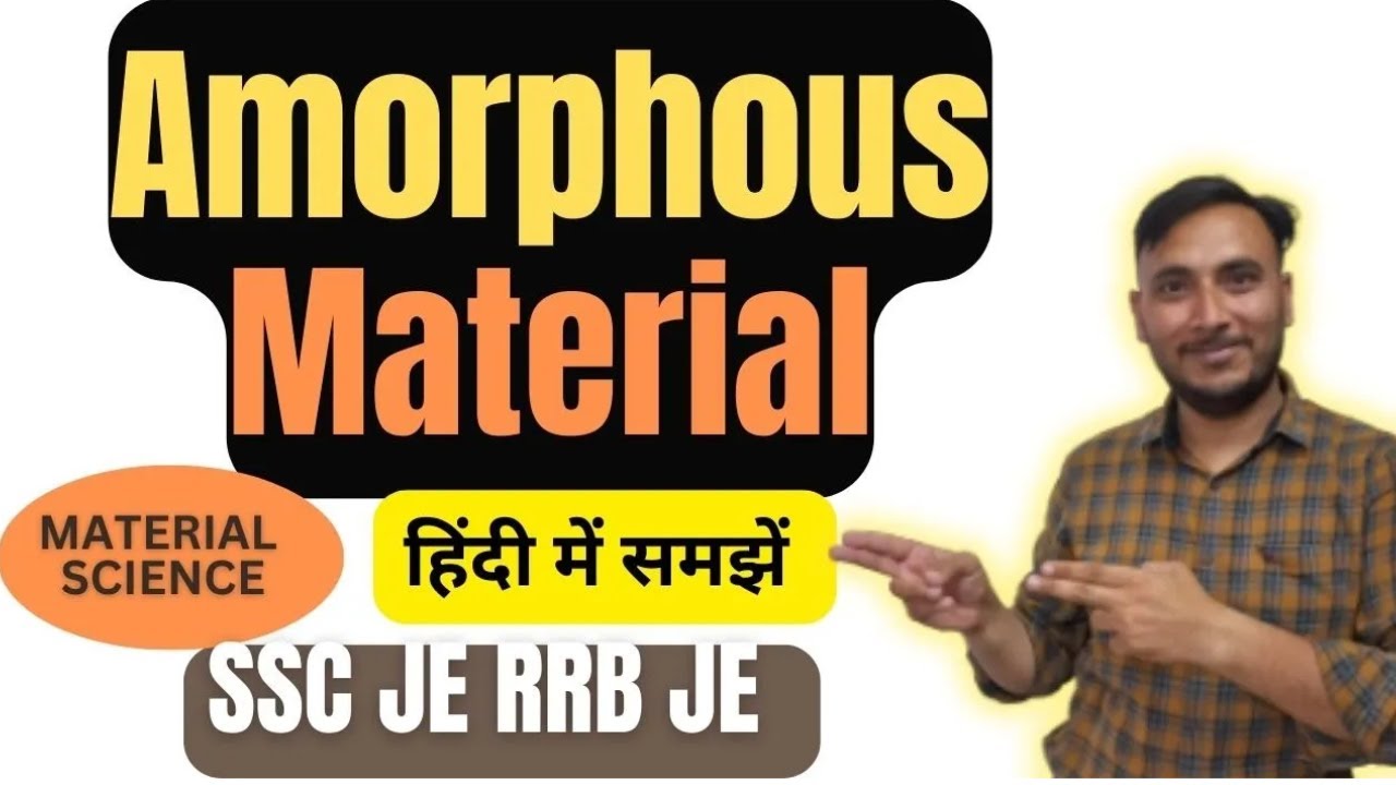 Amorphous Material || SSC JE Mechanical - YouTube