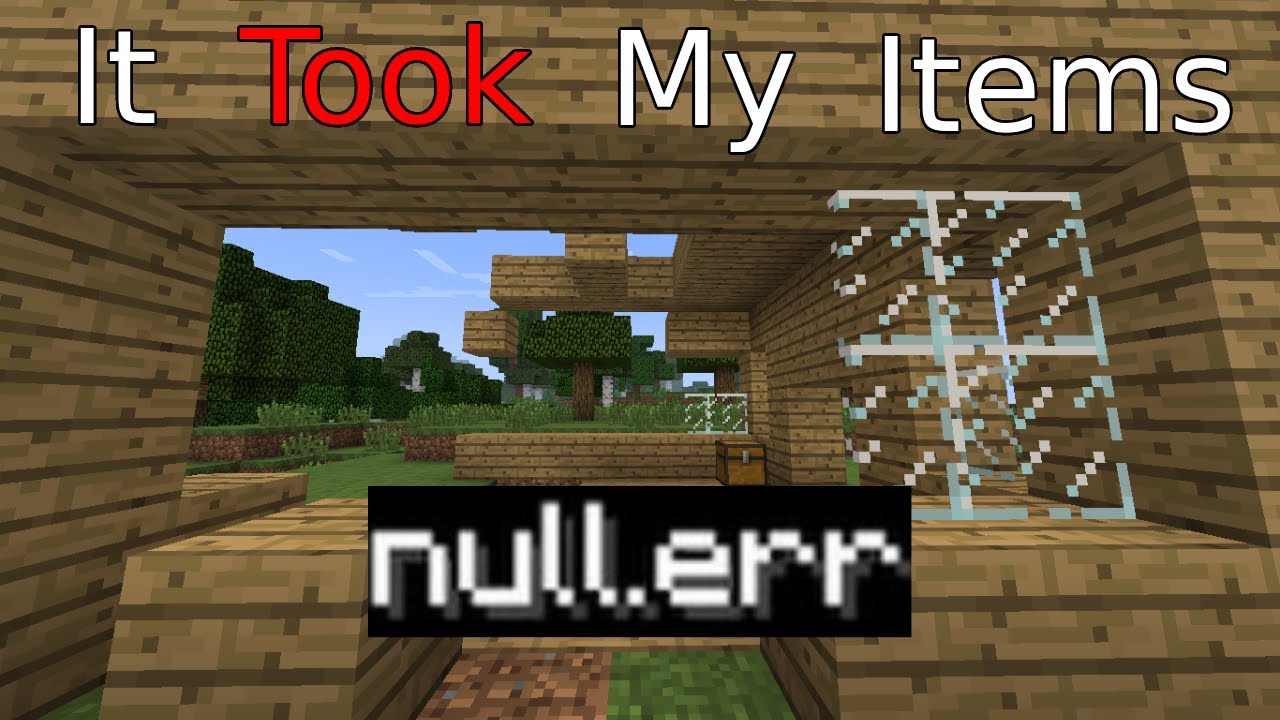 Everything Is Gone... Minecraft The Broken Script - YouTube