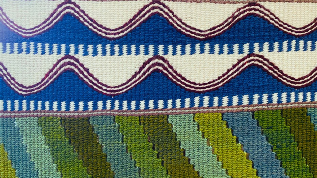 Twined Wool Weaving: “Sky to Sea” - YouTube