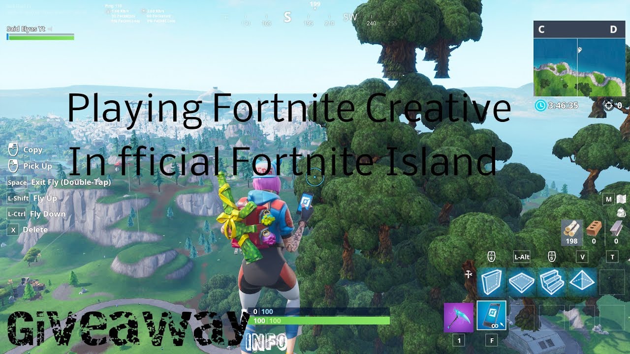 How To play Creative Mode In Fortnite Island - YouTube