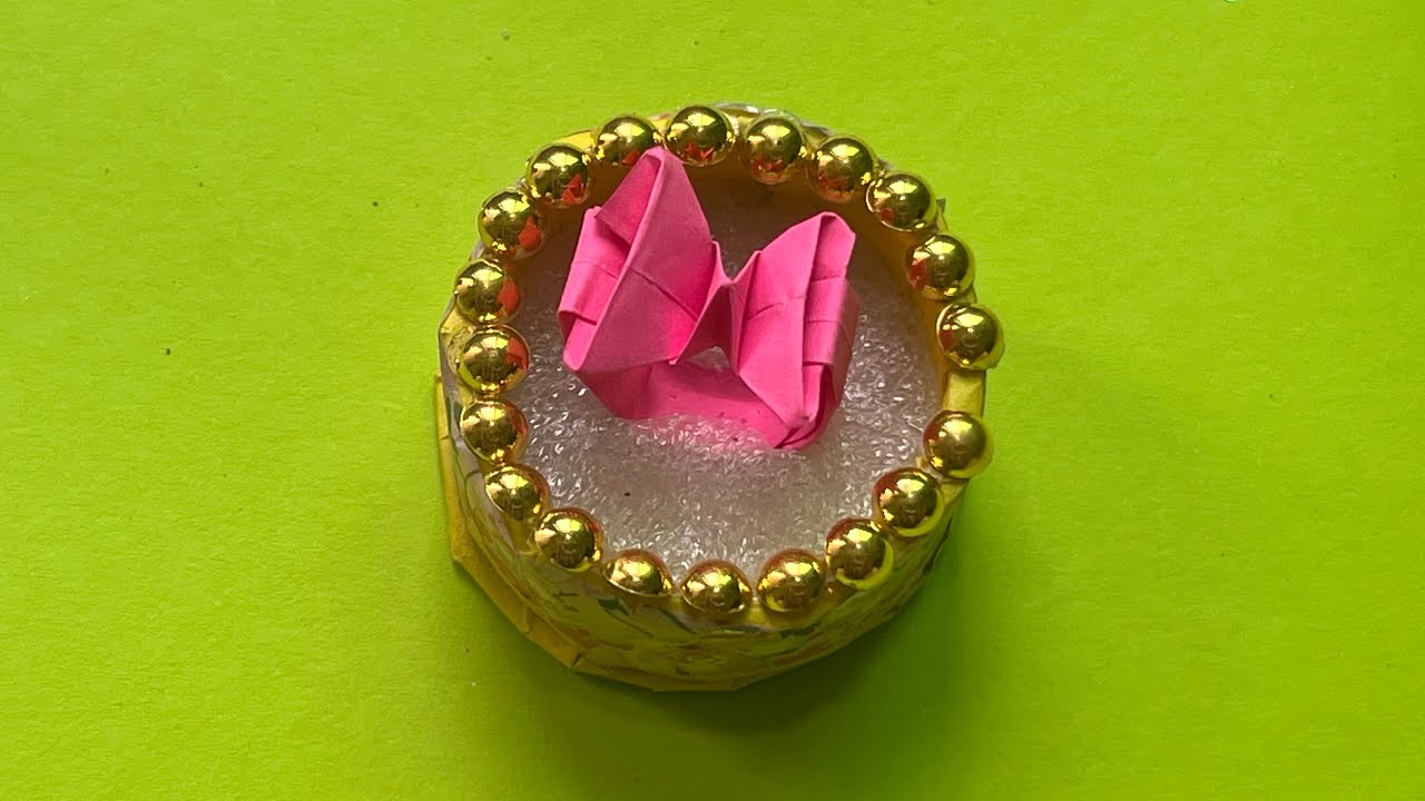 DIY paper ring with box| cute gift| paper craft|@Rashifyart - YouTube