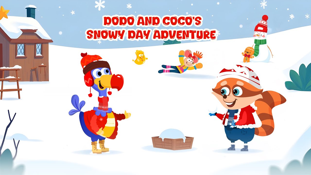 Dodo & Coco’s Snowy Adventure ️☃️ | Fun Winter Story for Kids - YouTube