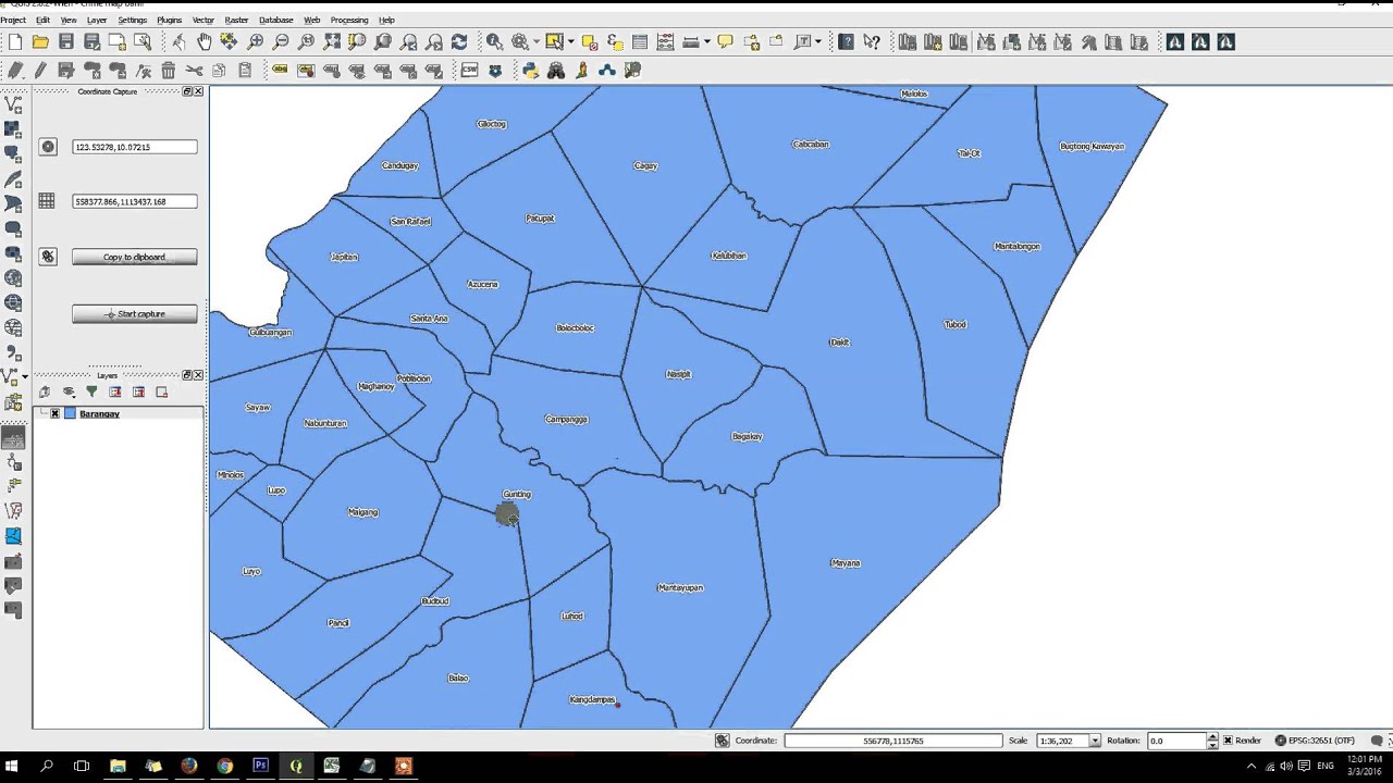 COORDINATE CAPTURE OFFLINE (QGIS 2.8.2) - YouTube