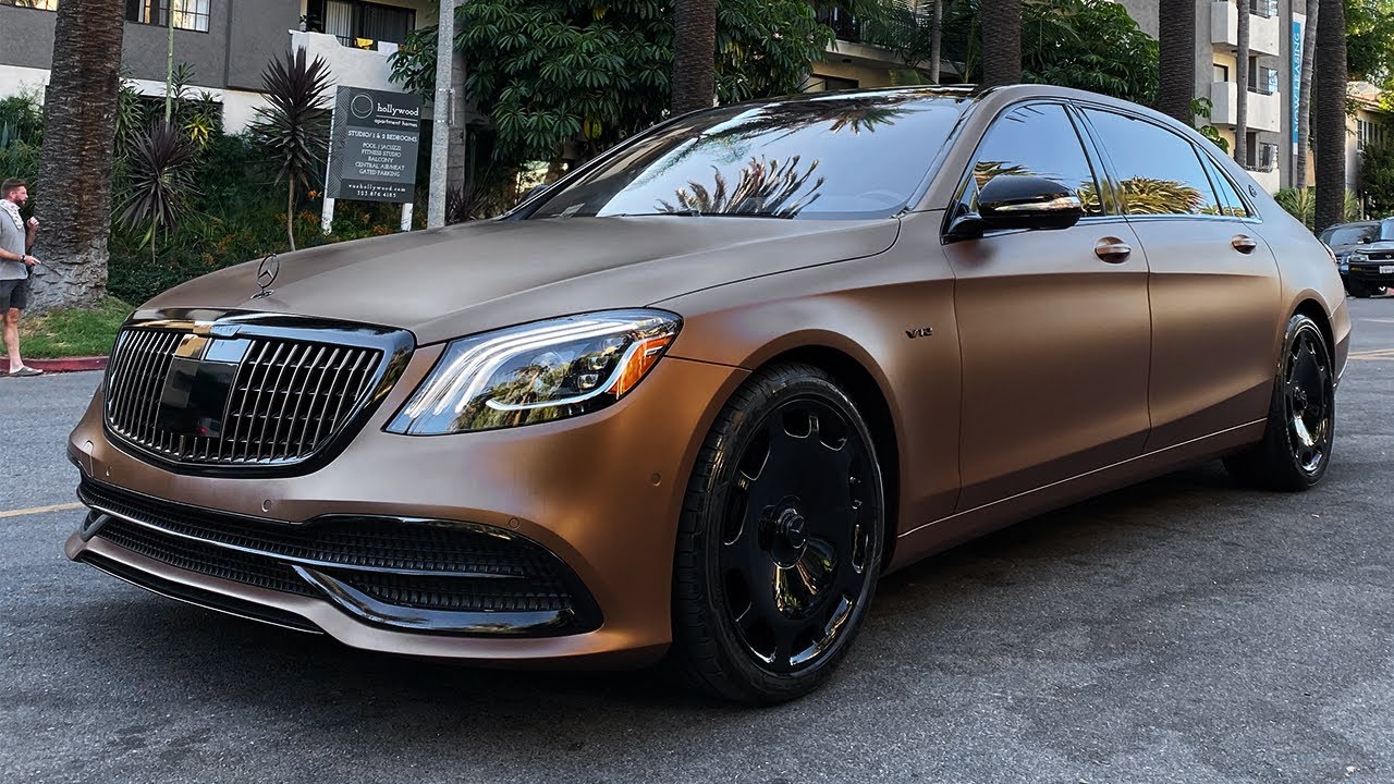Very Brown Maybach, Pearly White G Wagon Brabus. - YouTube
