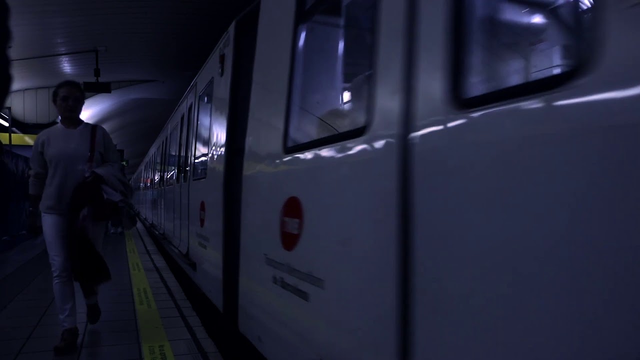 Underground Subway Metro Tube Station background No Copyright Video ...
