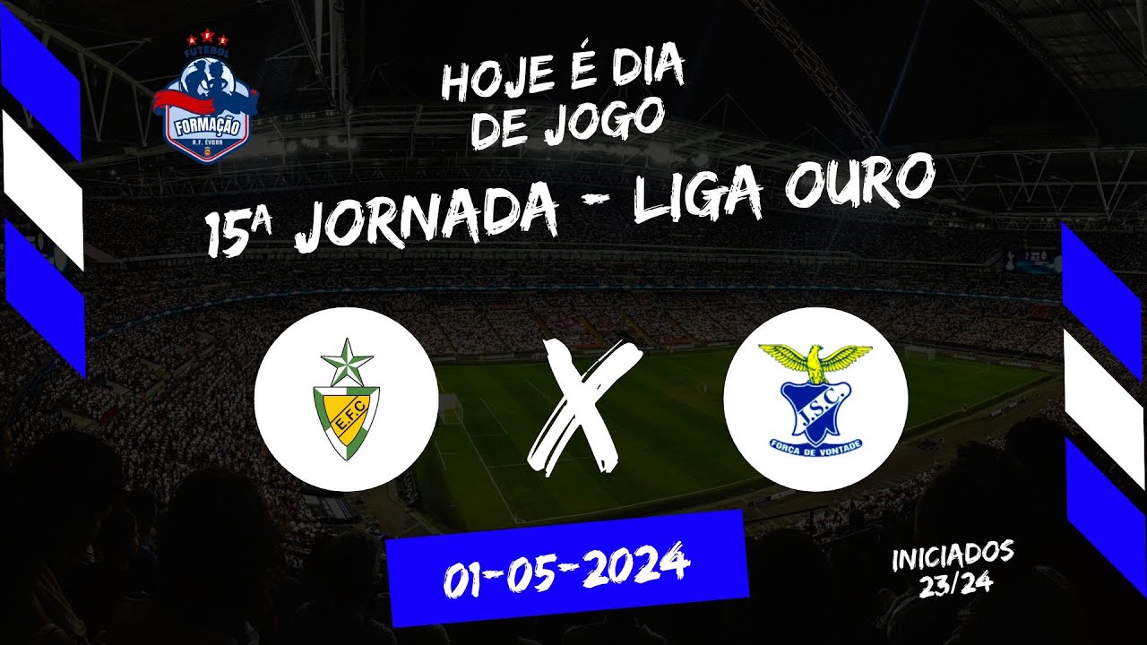 INICIADOS 23/24 - 15º Jornada - Liga Ouro, Estrela FC 0x1 Juventude SC ...