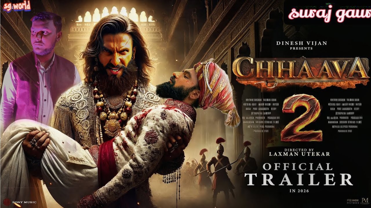 chhava 2 - Trailer | vicky Kushal | Ranveer Singh | Rashmika Mandanna ...