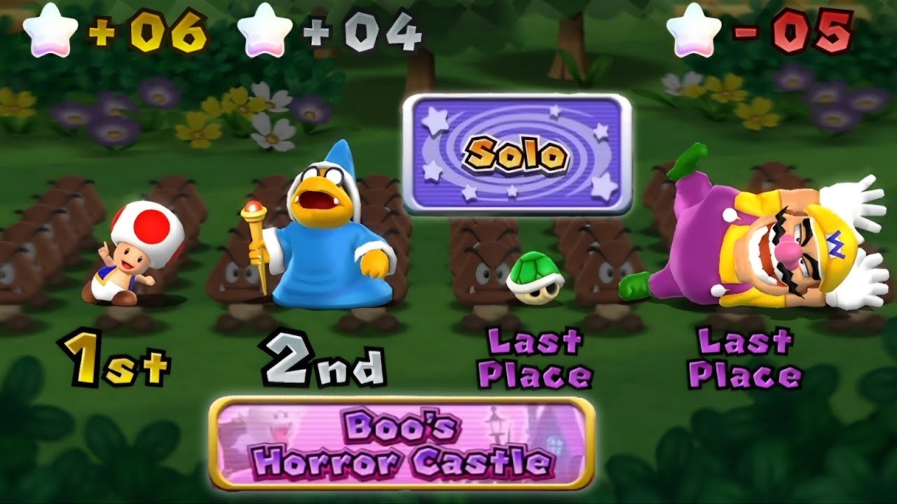 Mario Party 9 - Solo Mode - Toad vs Koopa vs MagiKoopa vs Wario - Boo's ...