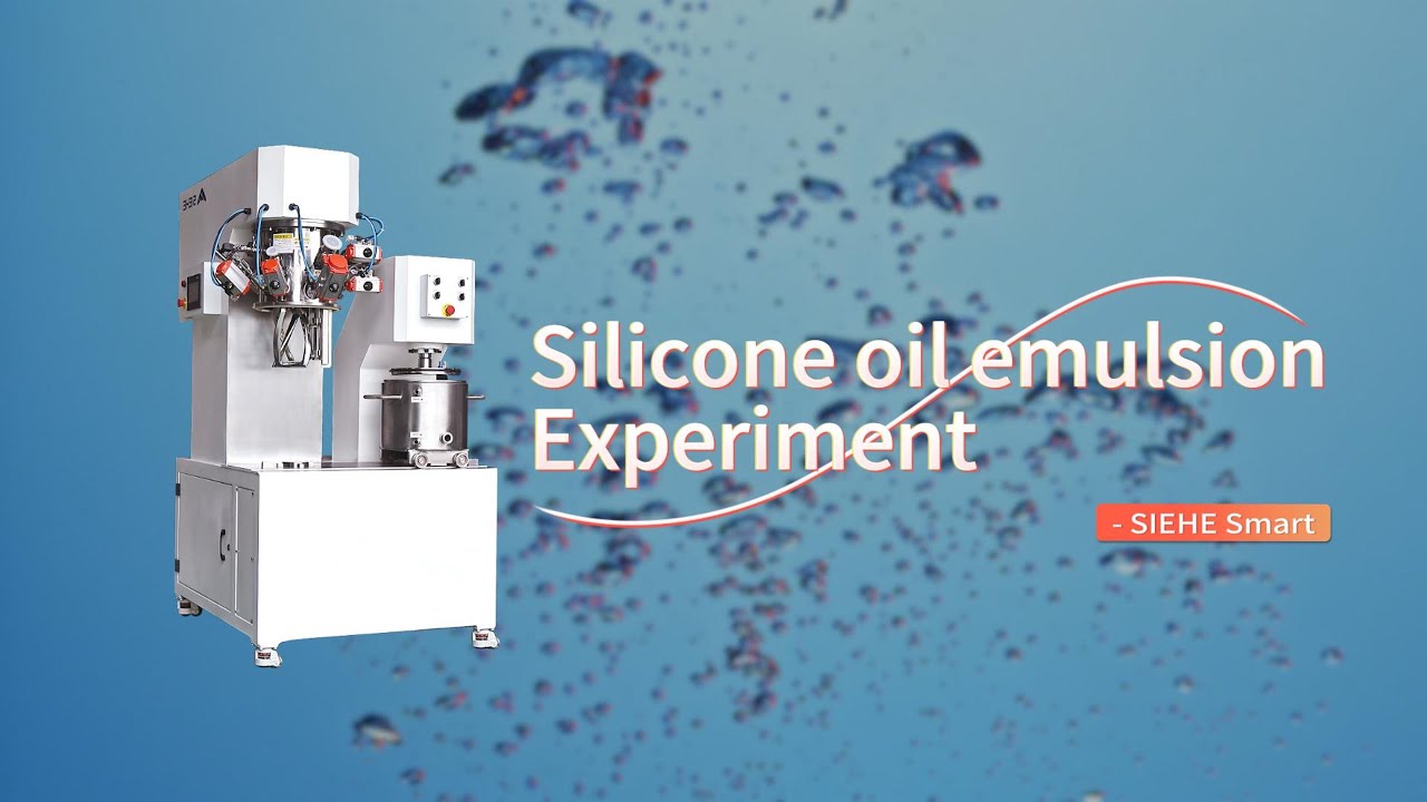 Silicone oil emulsion Experiment - SIEHE Industry - YouTube