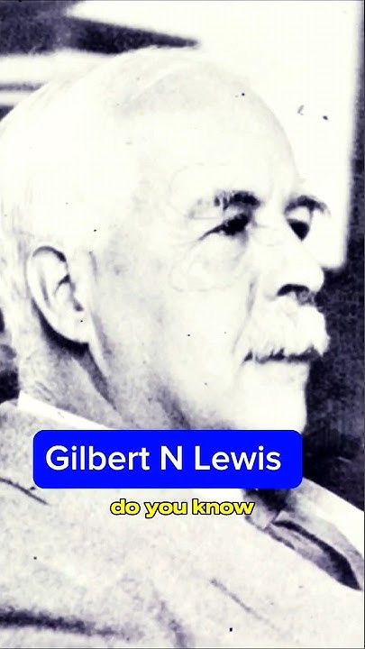 Lewis Dot Structure | Gilbert N Lewis #shorts #didyouknow #chemistry ...