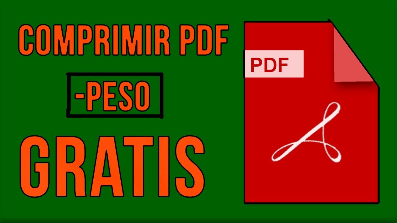 COMPRIMIR PDF al MÁXIMO SIN perder calidad SIN programas Reducir Tamaño ...