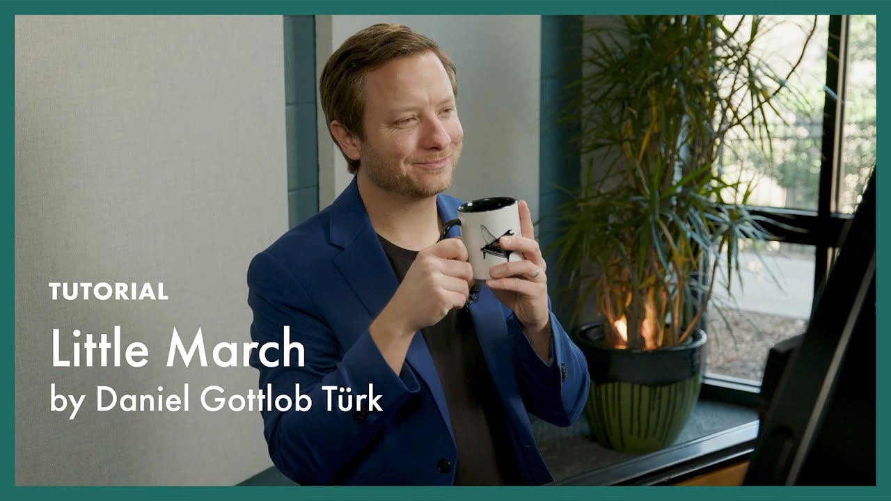 TUTORIAL - Little March - Türk (page 12, Literature for the Piano Book ...
