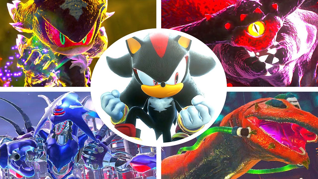 Shadow Generations - All Boss Fights (NO DAMAGE and RANK S) [4K] - YouTube