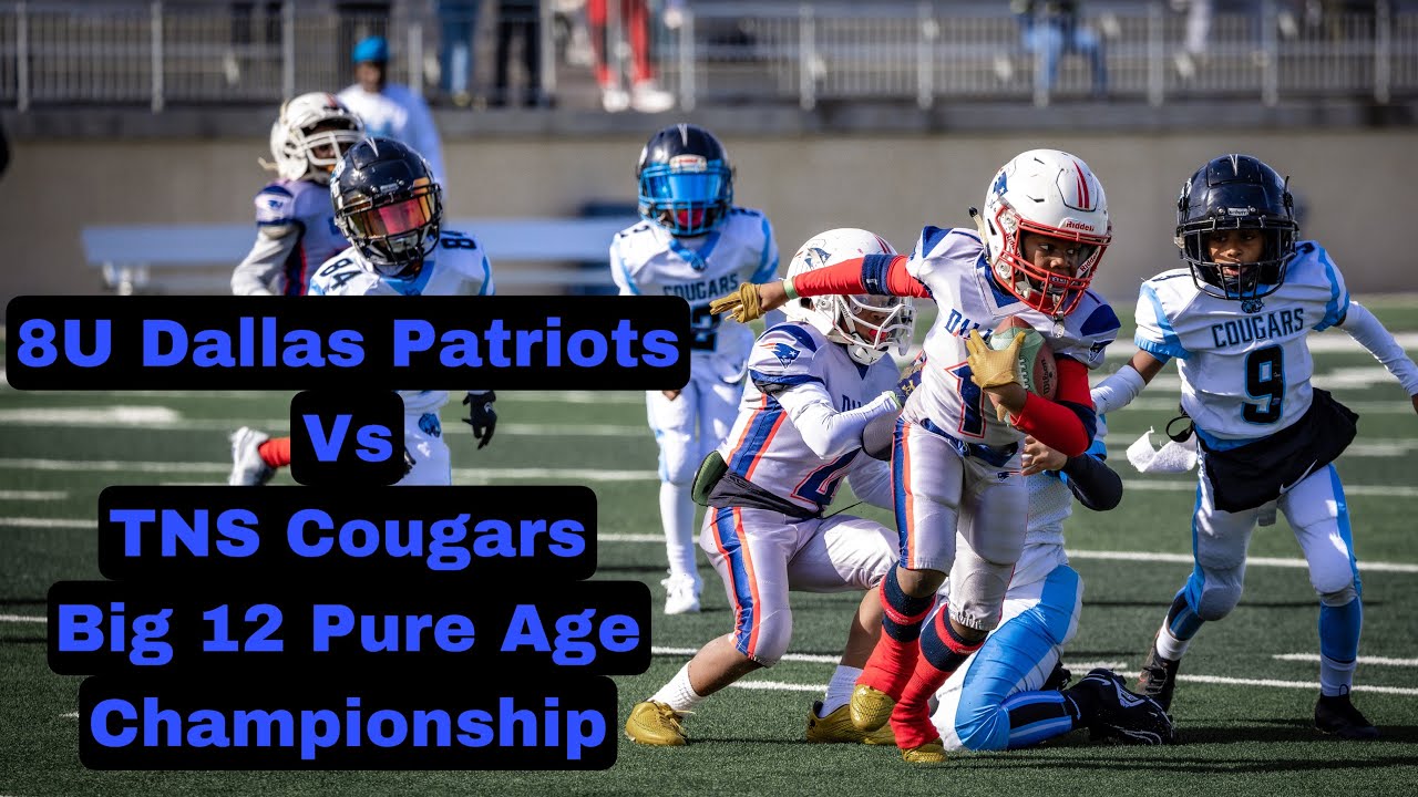 8U Dallas Patriots vs TNS Cougars Big 12 Pure Age Championship Crowley ...