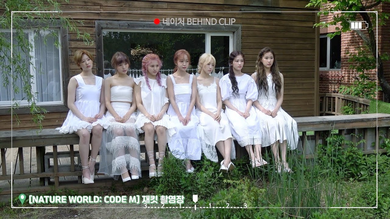 네이처 BEHIND CLIP - [NATURE WORLD: CODE M] 재킷 촬영 비하인드 #1 - YouTube