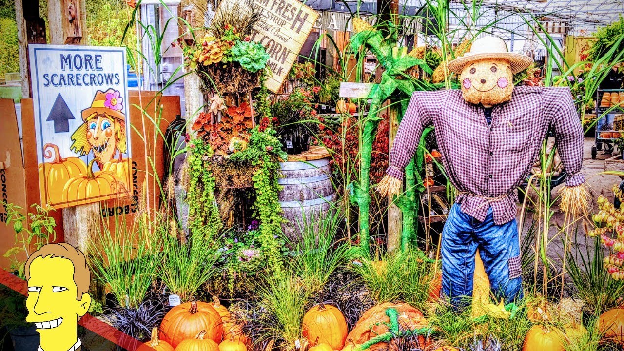ART'S NURSERY HALLOWEEN SCARECROW STROLL - YouTube