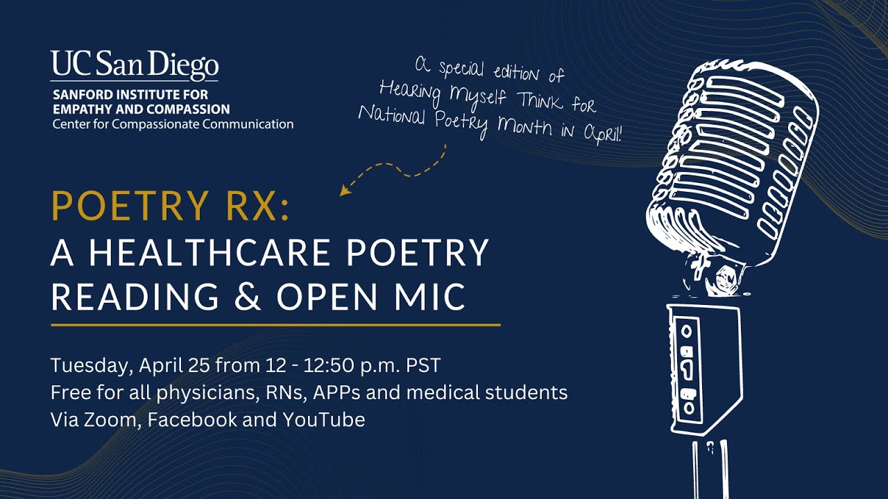 Poetry RX: Healthcare Poetry Reading & Clinician Open Mic - YouTube