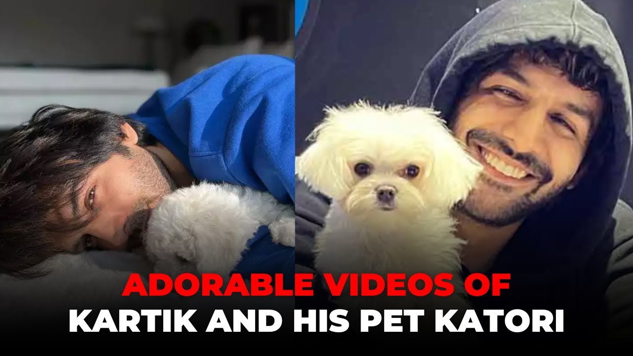 Watch Pawfect Moments Of Kartik Aaryan And His Pet Dog Katori - YouTube