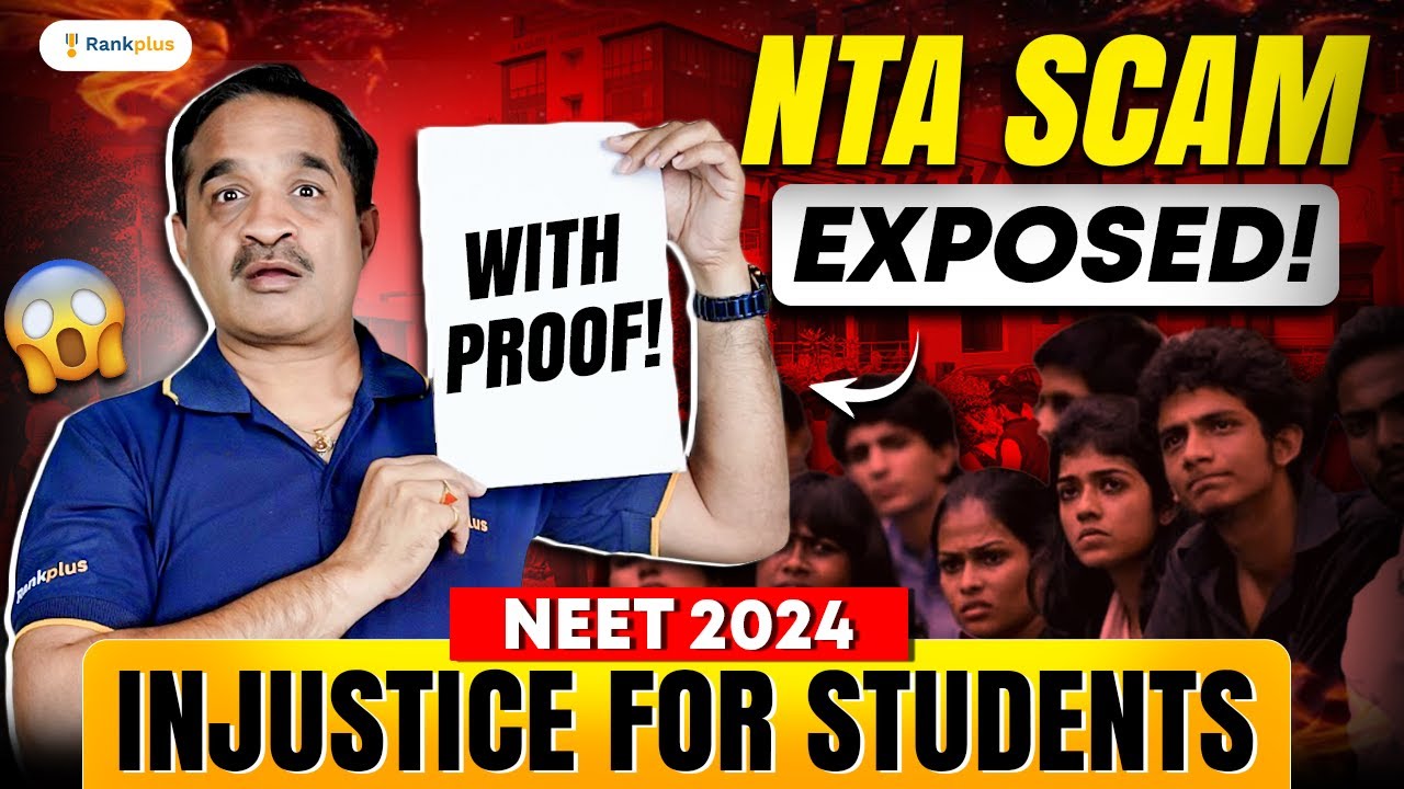 Shocking SCAM By NTA Exposed With Proof😱 | NEET 2024 Results Out ...