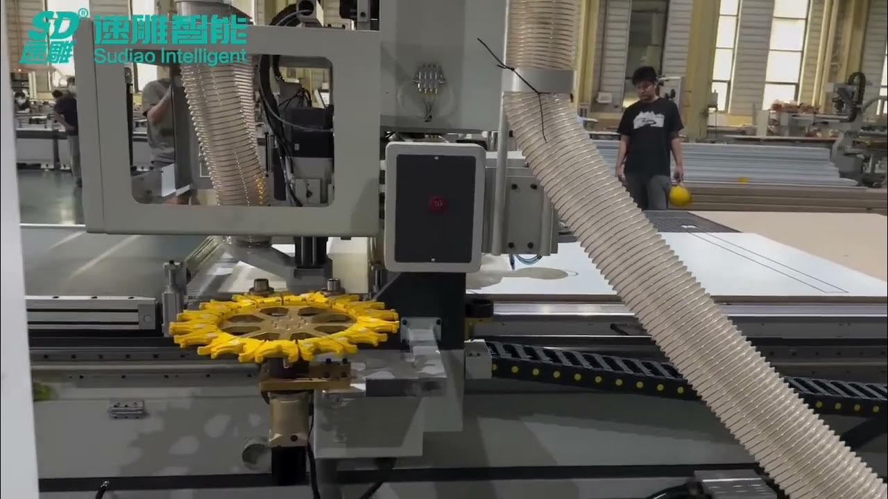 SUDIAO Customized CNC Nesting Machine with Auto Labeling 💯 - YouTube