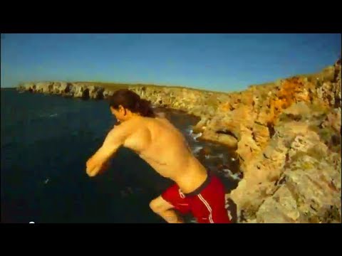 Cliff Jumping and Deep Water Solo Climbing - GoPro HD Underwater (Music ...