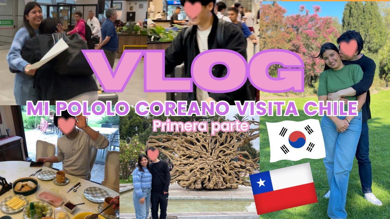 Vlog: Mi pololo Coreano visita Chile por primera vez! | Parte uno - YouTube